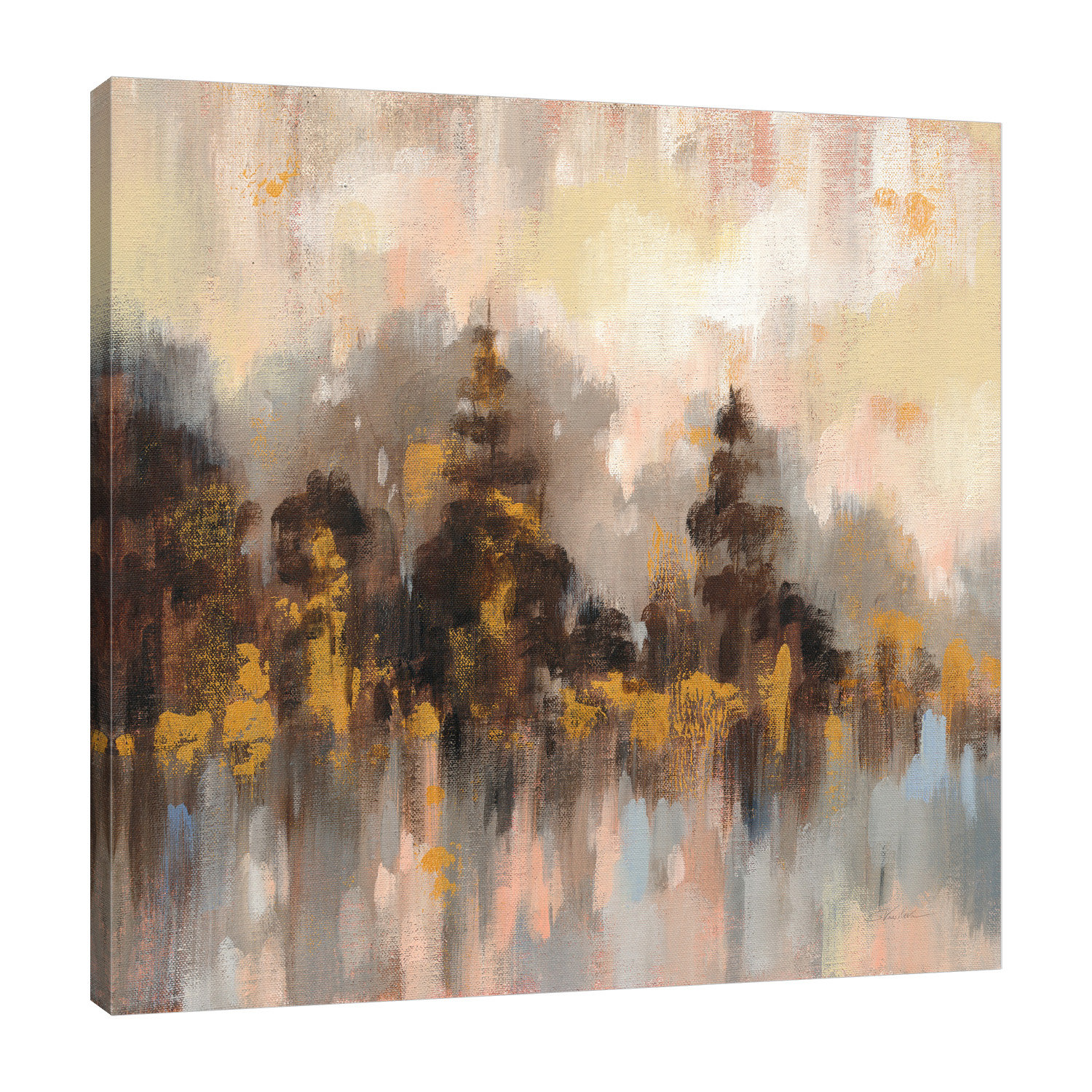 Jaxson Rea Blushing Forest II by Silvia Vassileva - Wrapped Canvas Print | Wayfair